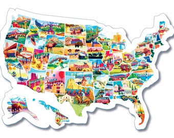 Rv States Visited Map - Etsy