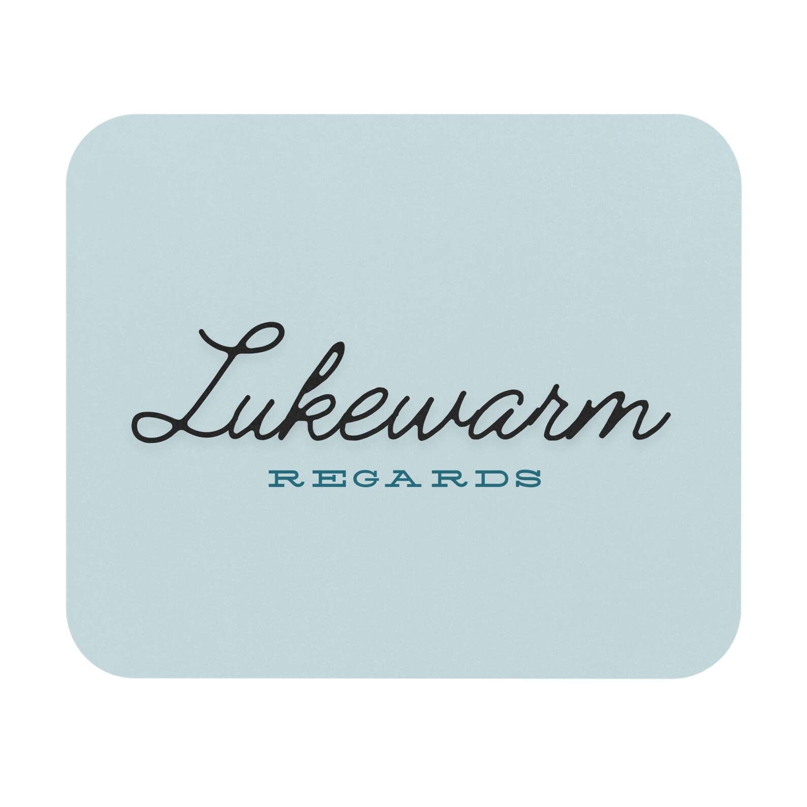 Lukewarm Regards Mouse Pad - Etsy