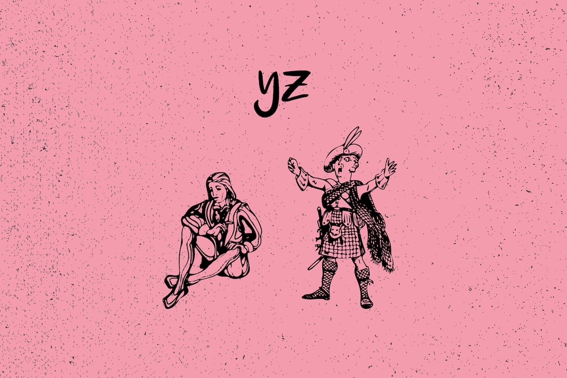 Drama Characters Dingbats Font People Dingbats Cartoon Dingbats ...