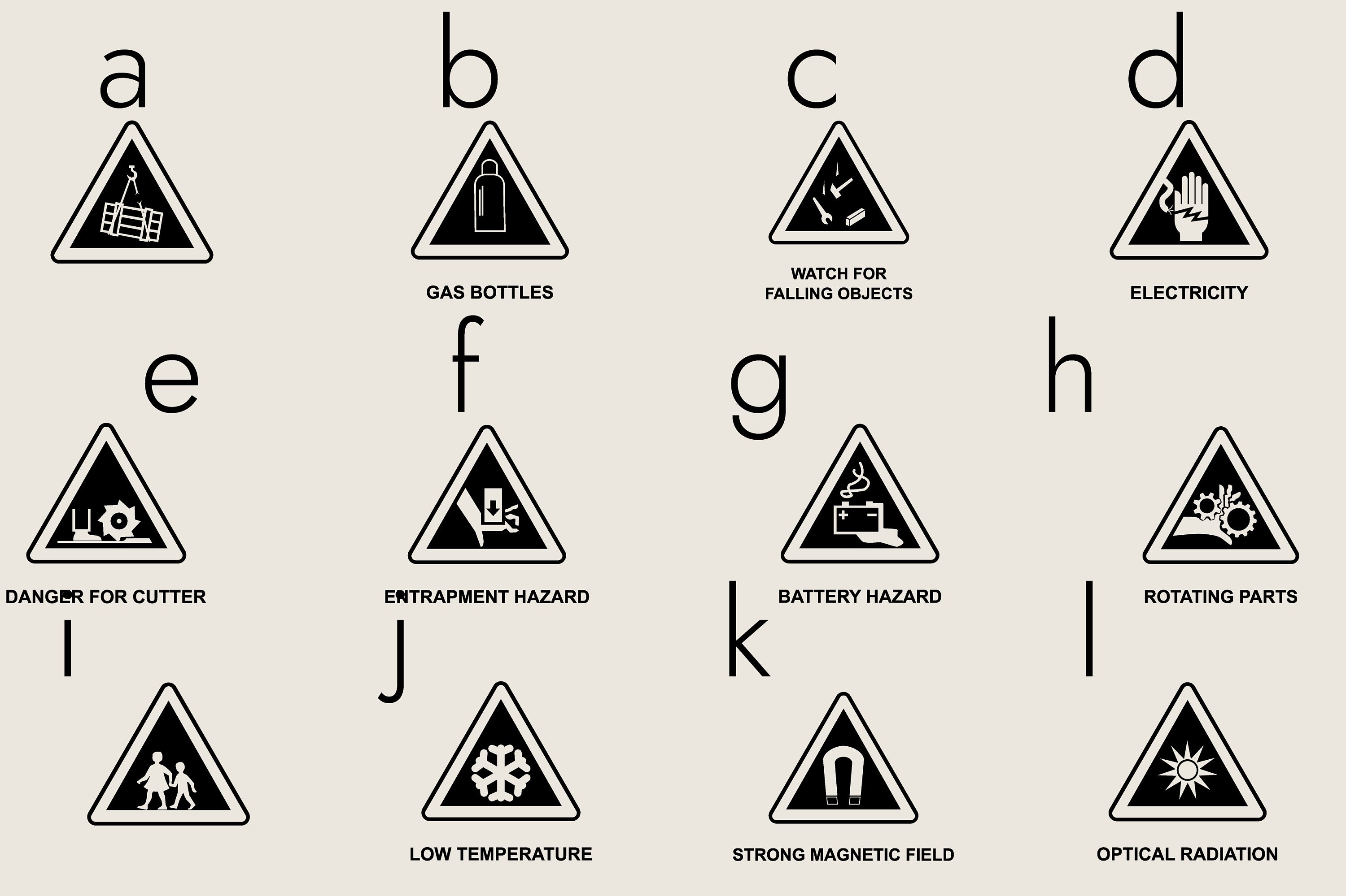 Warning Signs Dingbats Font - Etsy