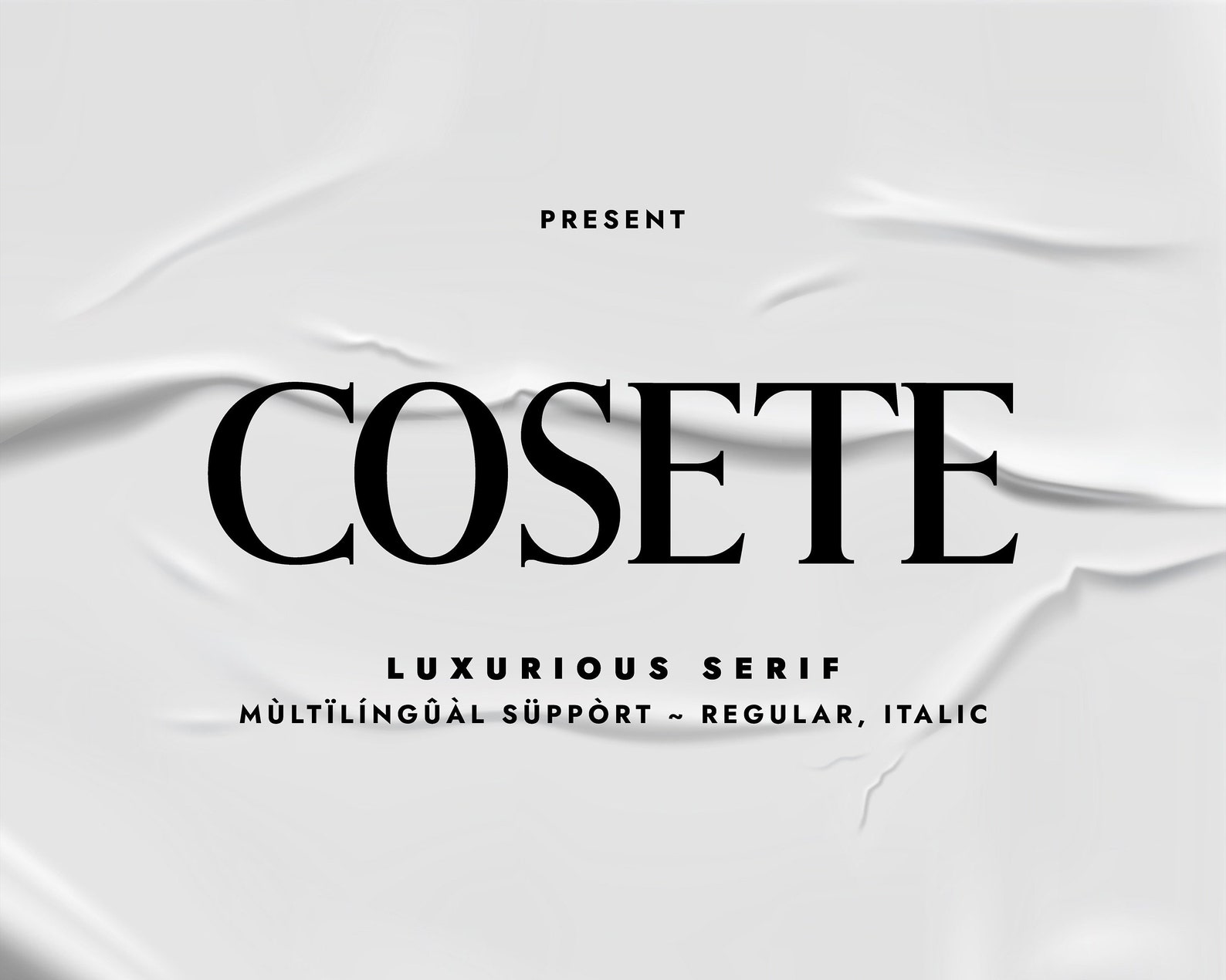 Cosete Font - Elegant and Minimalist Serif Font- Serif Fonts- Elegant ...