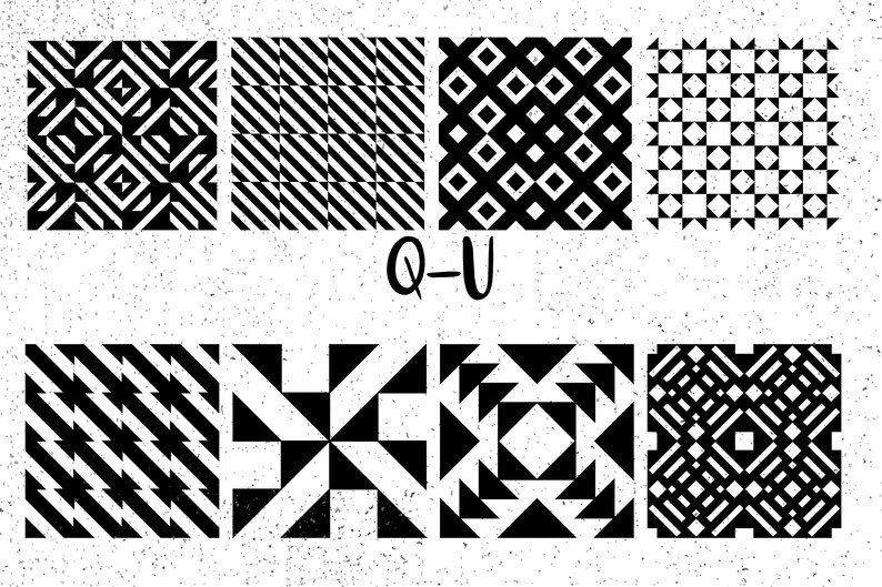 Gmetric Geometric Patterns Generator Dingbats Font - Etsy