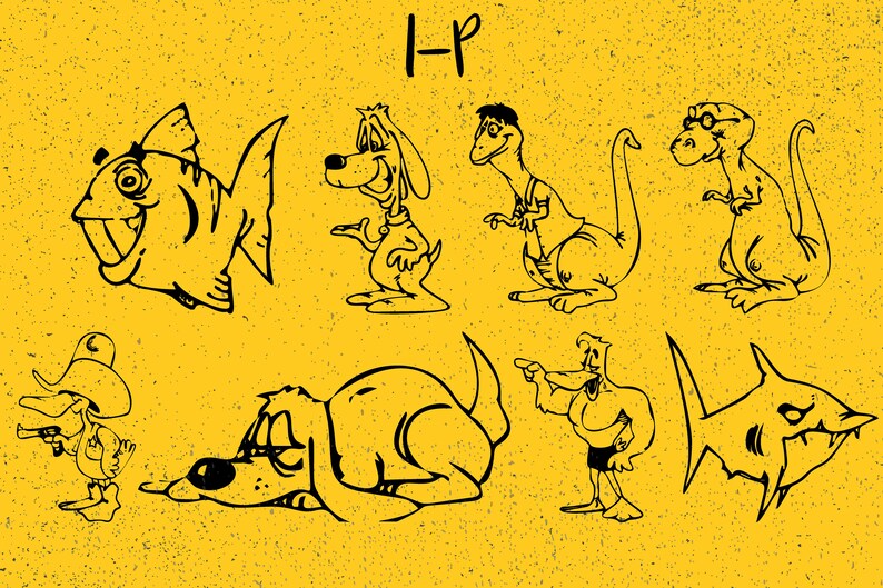 Funny Cartoon Doodles Dingbats Font Dingbats Font Cartoon Doodles ...