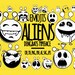 Aliens Emojis Generator Dingbats Font - Etsy UK