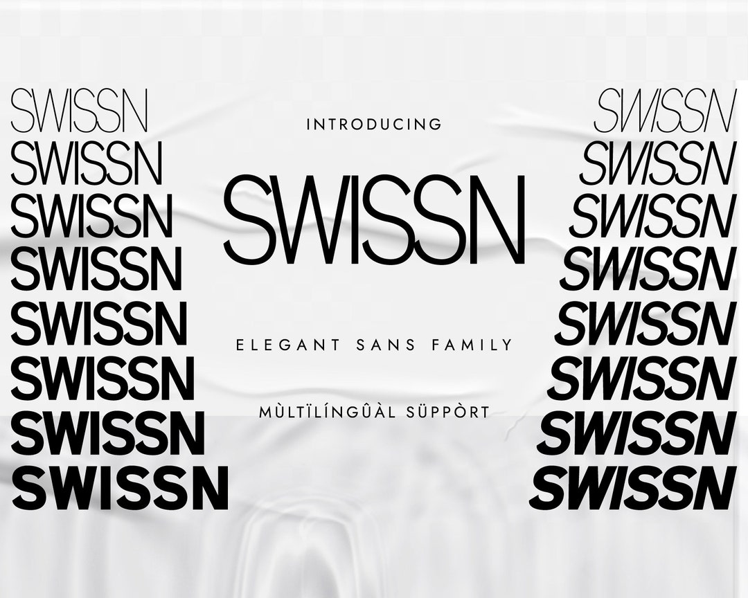 Swissan Font Family Sans Serif Font Family Grotesk Font Family Swiss ...