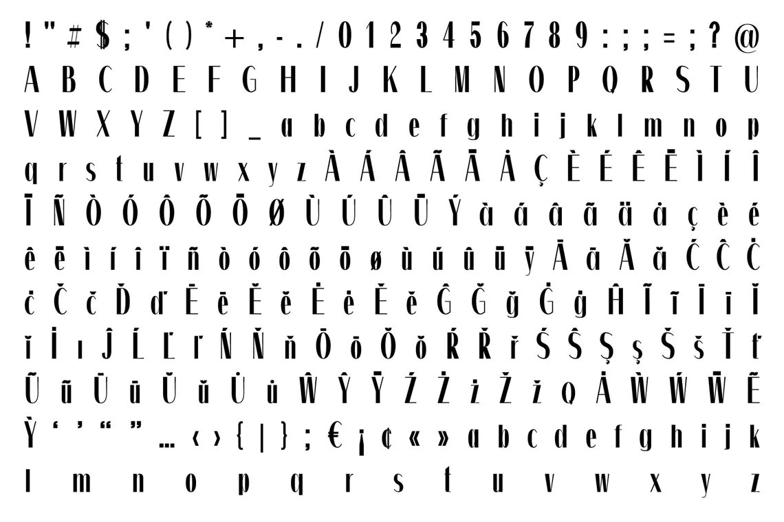 Zurich Sans Serif Font: Swiss Style Typeface, Grotesk Font - Etsy