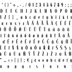Zurich Sans Serif Font: Swiss Style Typeface, Grotesk Font - Etsy