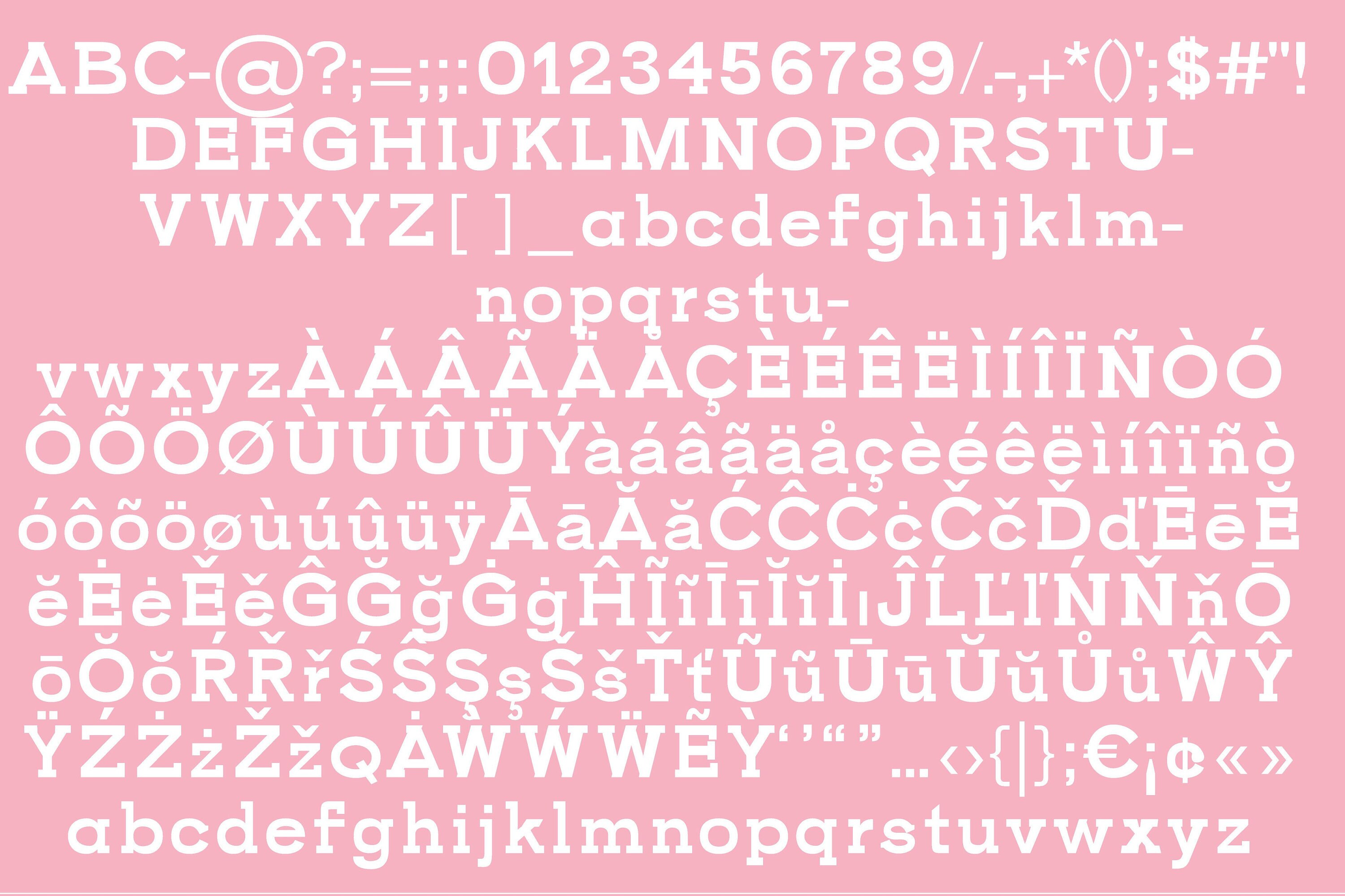 Lucia Font , Thick Slab Serif Font, Elegant Slab Serif Font Minimalist ...