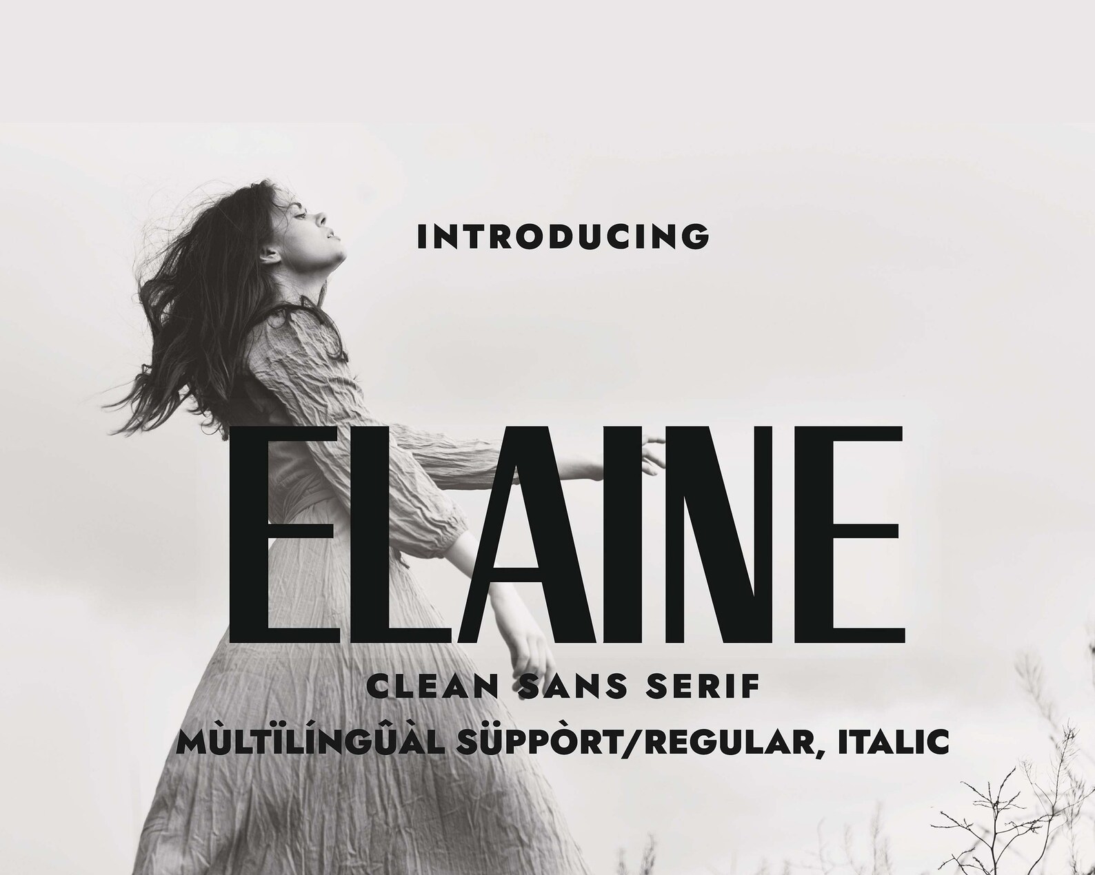 Elaine Sans Serif Font: Minimalist, Legible Fonts (commercial Use) - Etsy