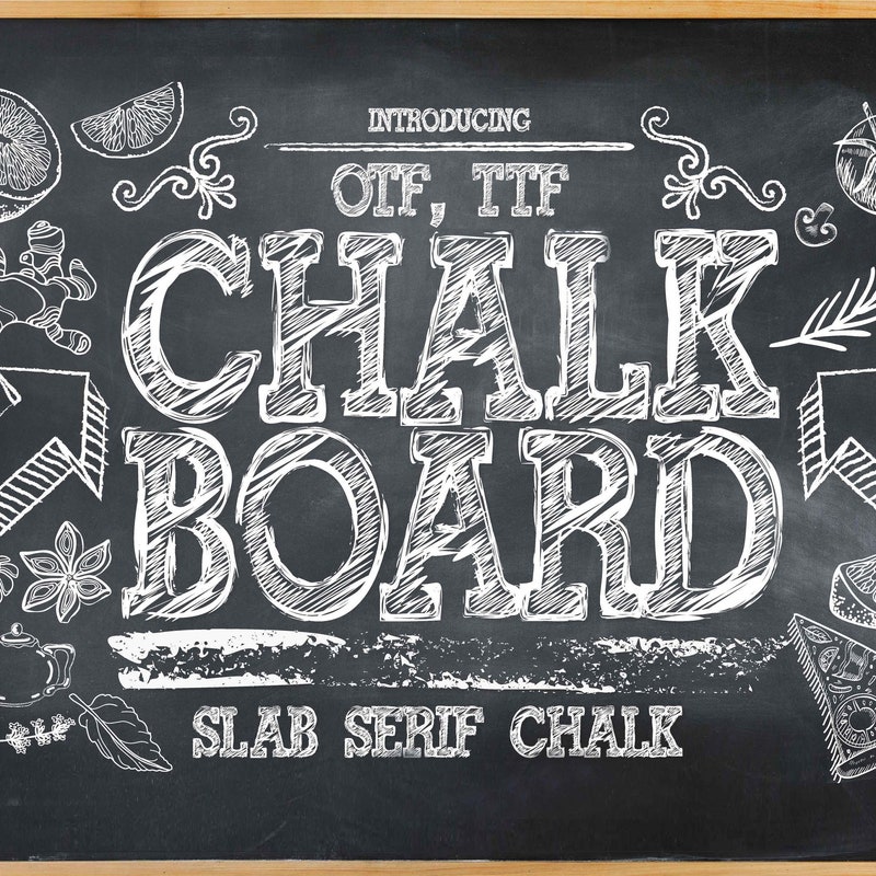 Vintage Chalkboard Poster - Etsy