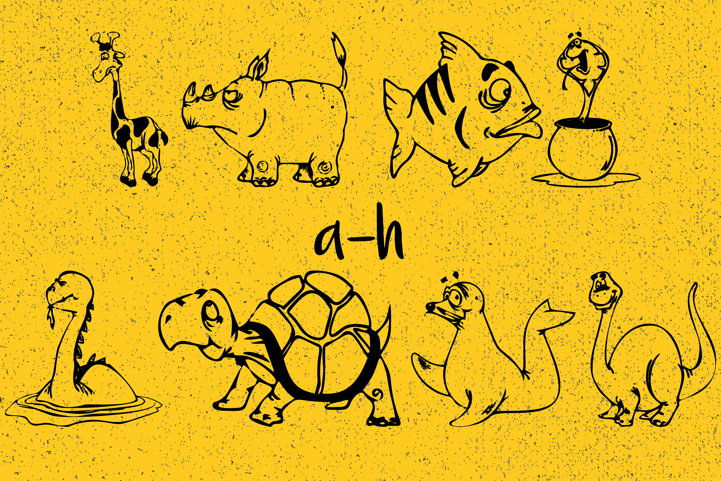 Funny Cartoon Doodles Dingbats Font Dingbats Font Cartoon Doodles ...