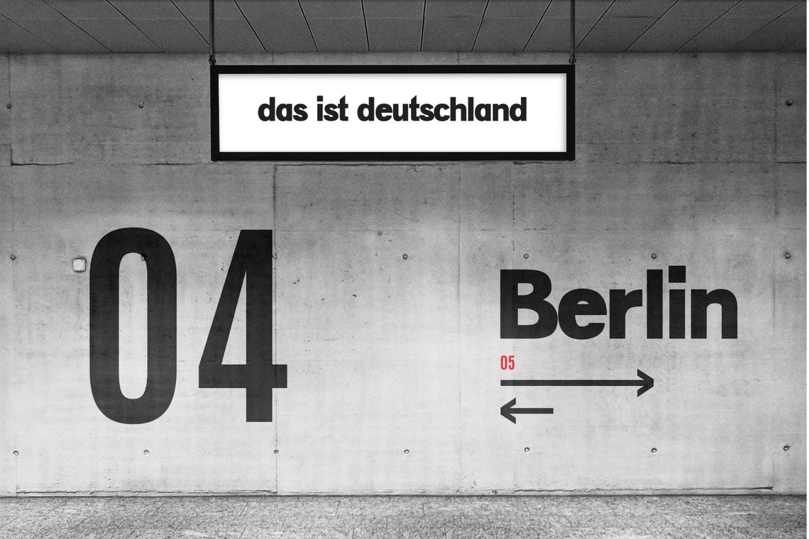 Berlin Font Swiss Inspired Bold, Clean and Minimalist Grotesk Font Sans ...