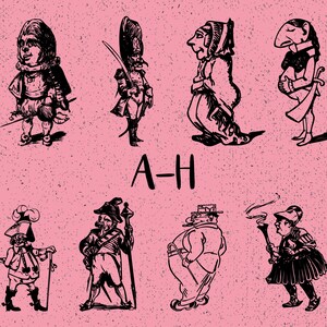 40+ Comic Caricature, Cartoon Characters Dingbats Font - Cartoon ...