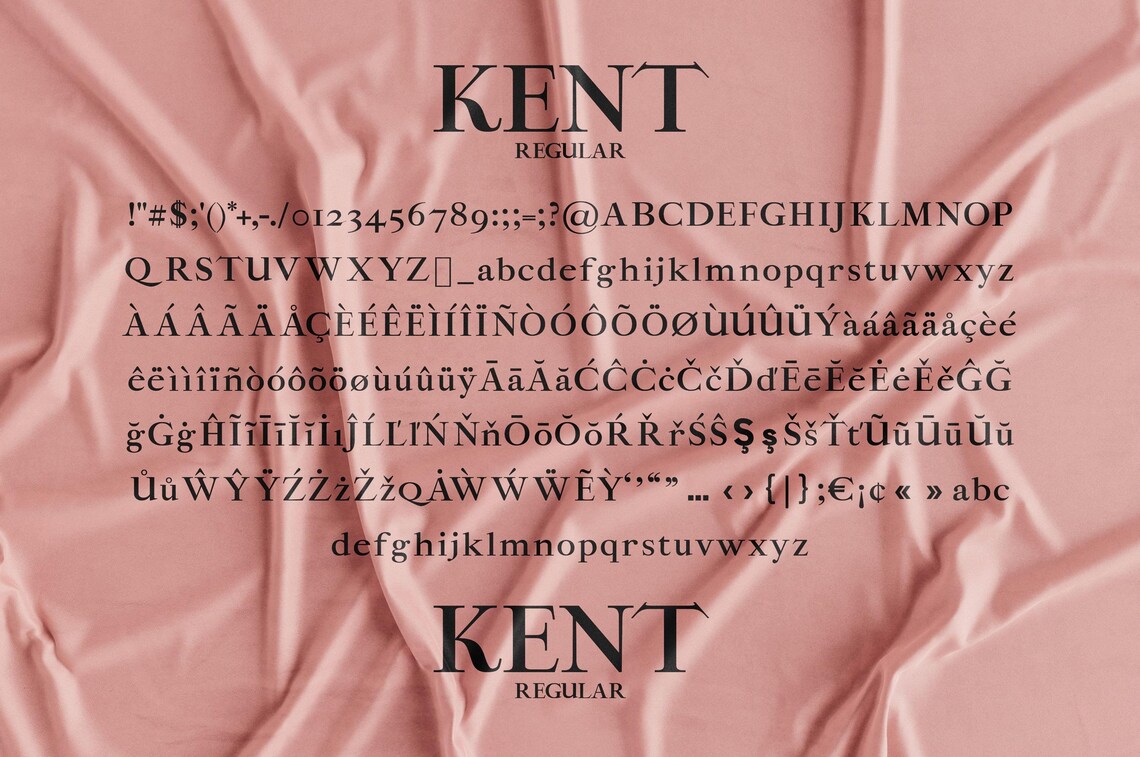Kent - Elegant Serif Font - Chic Serif Fonts - Classic Font ...