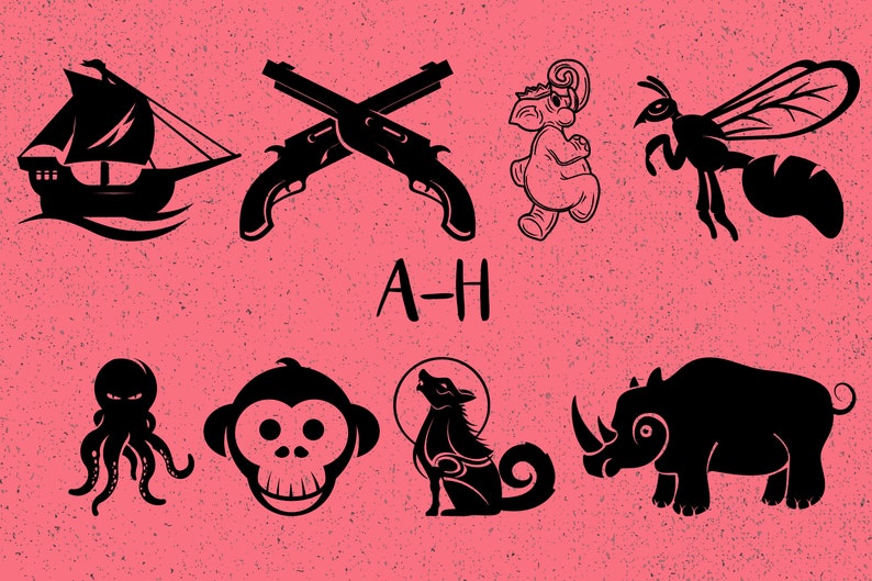 Stickers Cartoon Doodles - Clipart Vector Line Art Dingbats Font ...