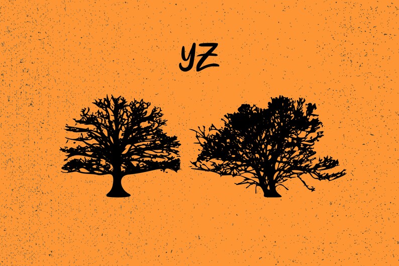 62 Unique Trees Vector Cliparts Dingbats Font Trees Vectors - Etsy
