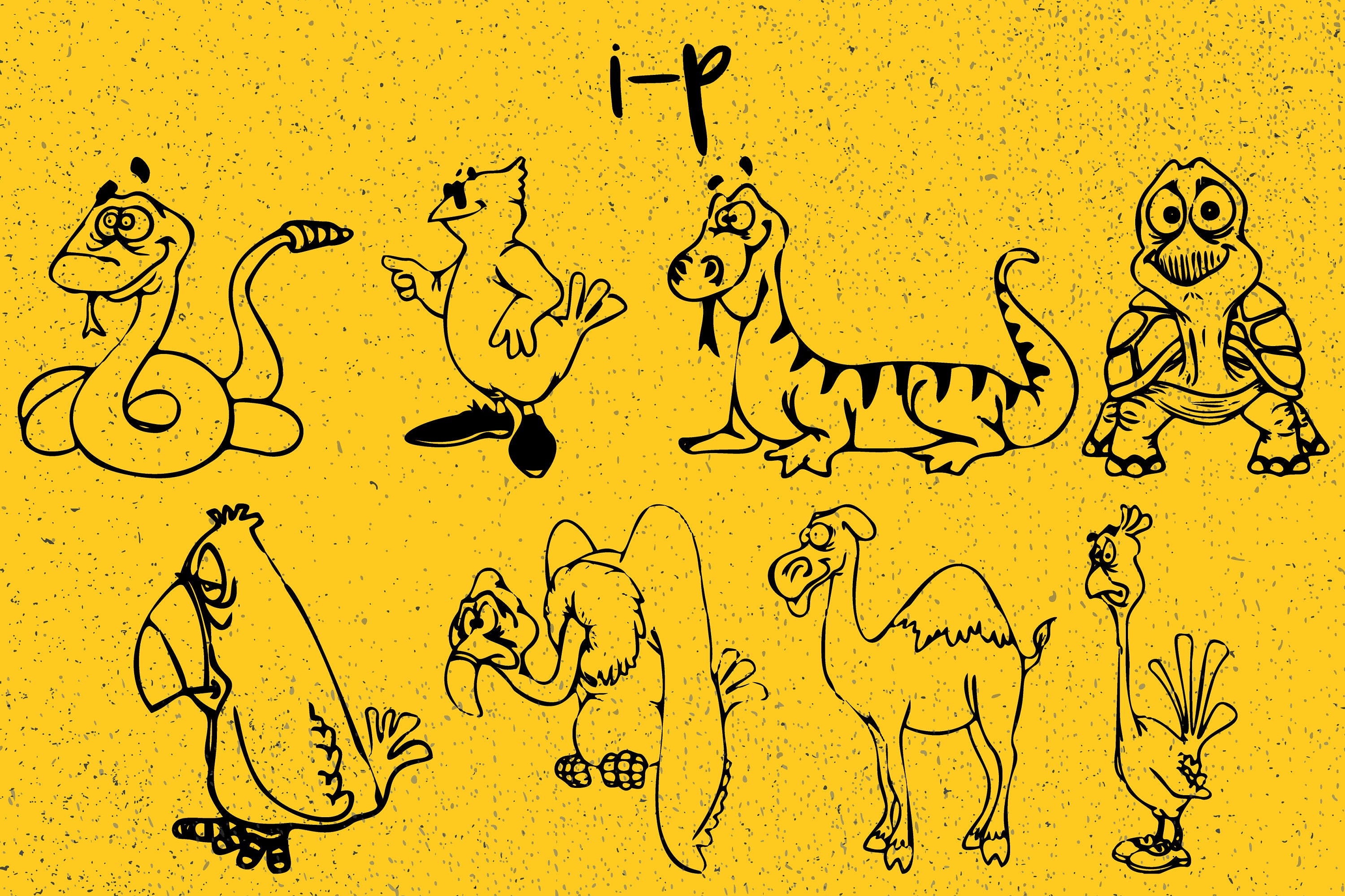 Funny Cartoon Doodles Dingbats Font Dingbats Font Cartoon Doodles ...