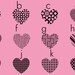 Decorated Hearts Dingbats Font - Love Dingbats - Love Fonts- Romantic ...