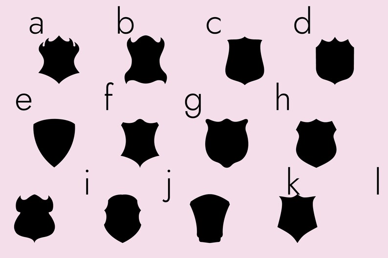 Shield Dingbats Font - Etsy