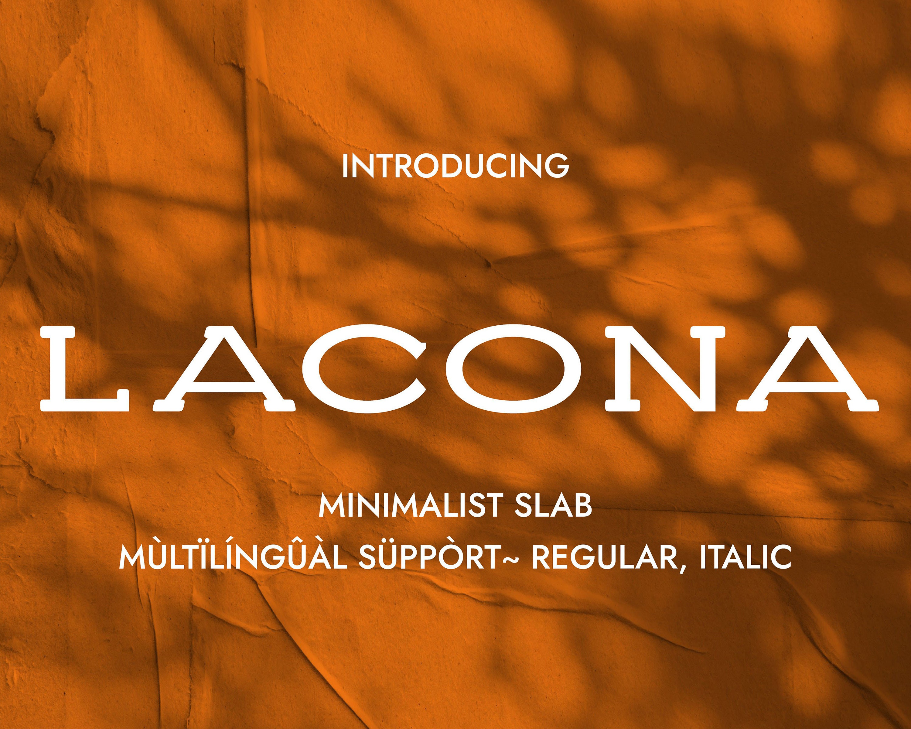 Lacona Font Slab Serif Fonts Wide Fonts Rounded Slab Serif Fonts ...
