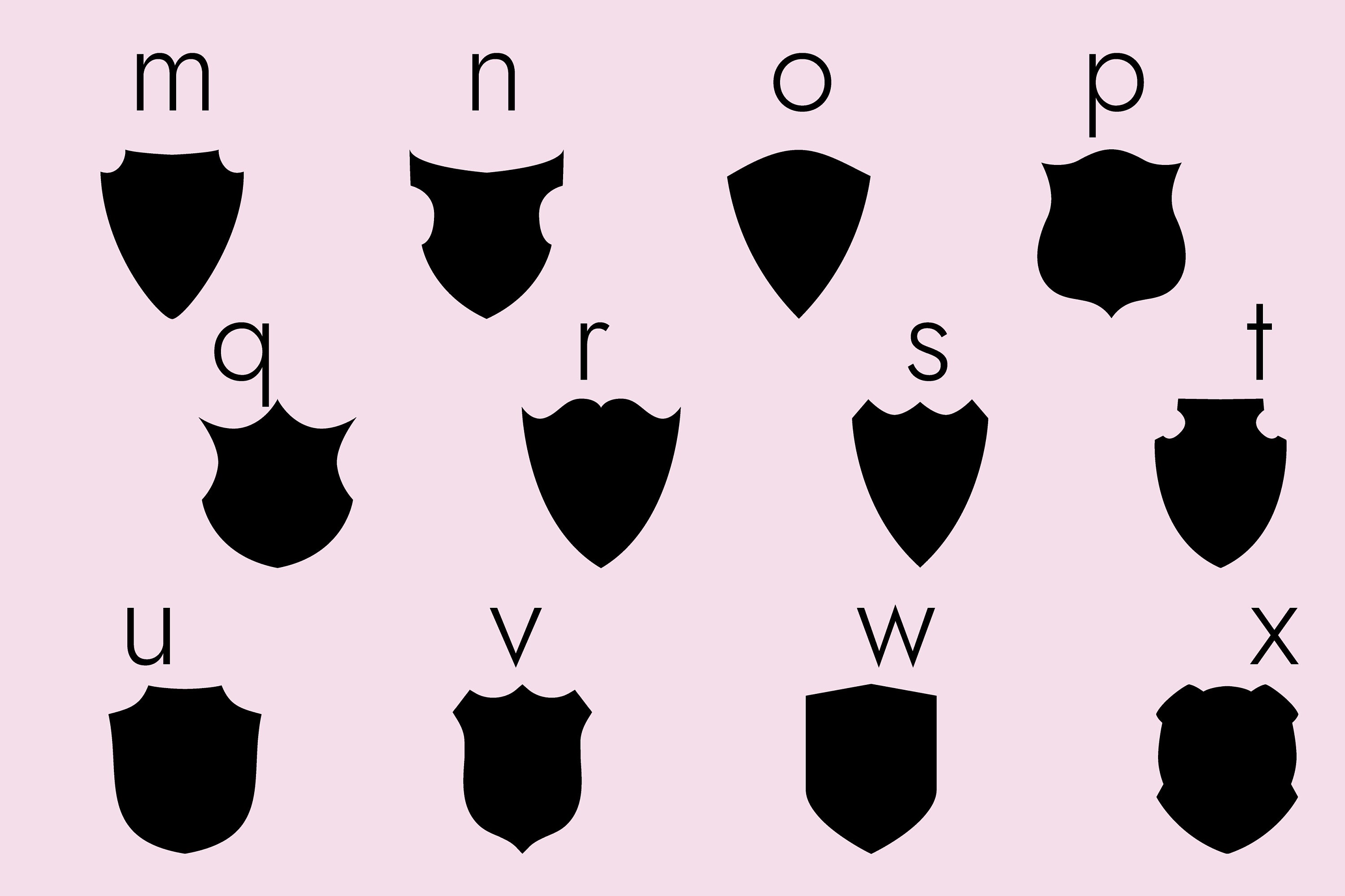 Shield Dingbats Font - Etsy