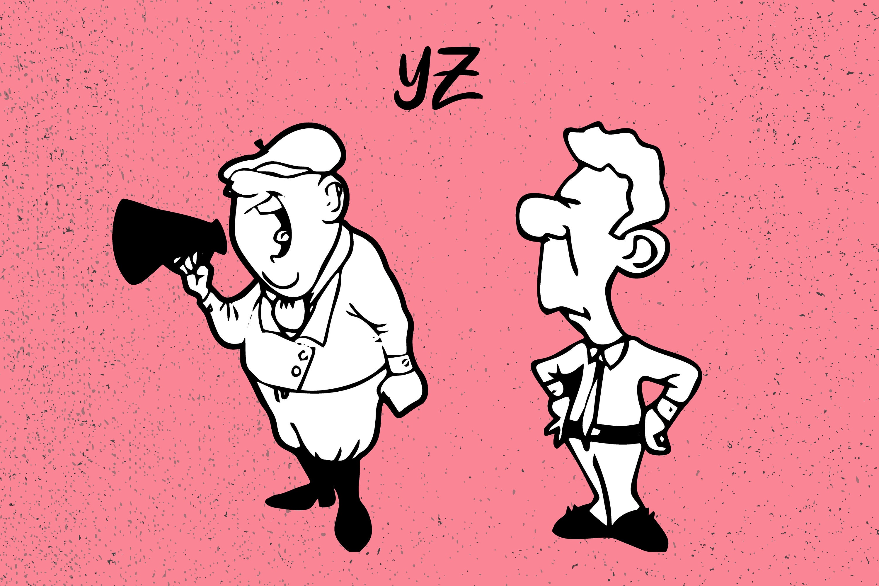 People Cartoons Clipart: Vector Dingbats Font (coloring Pages) - Etsy