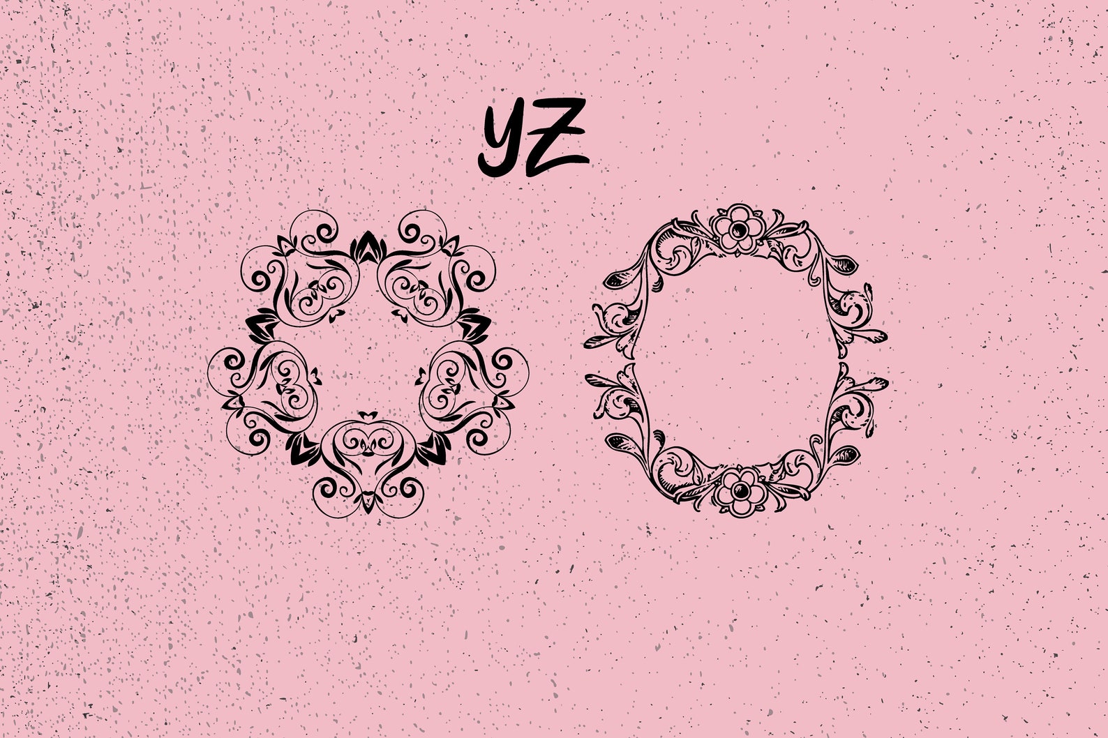 Unique Frames Dingbats Font: Cornice Creator 4.0 - Etsy