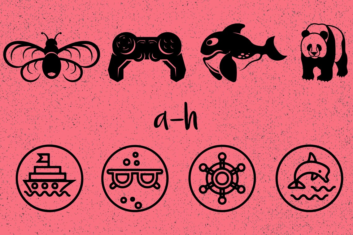 Stickers Cartoon Doodles Clipart Vector Line Art Dingbats Font Stickers ...