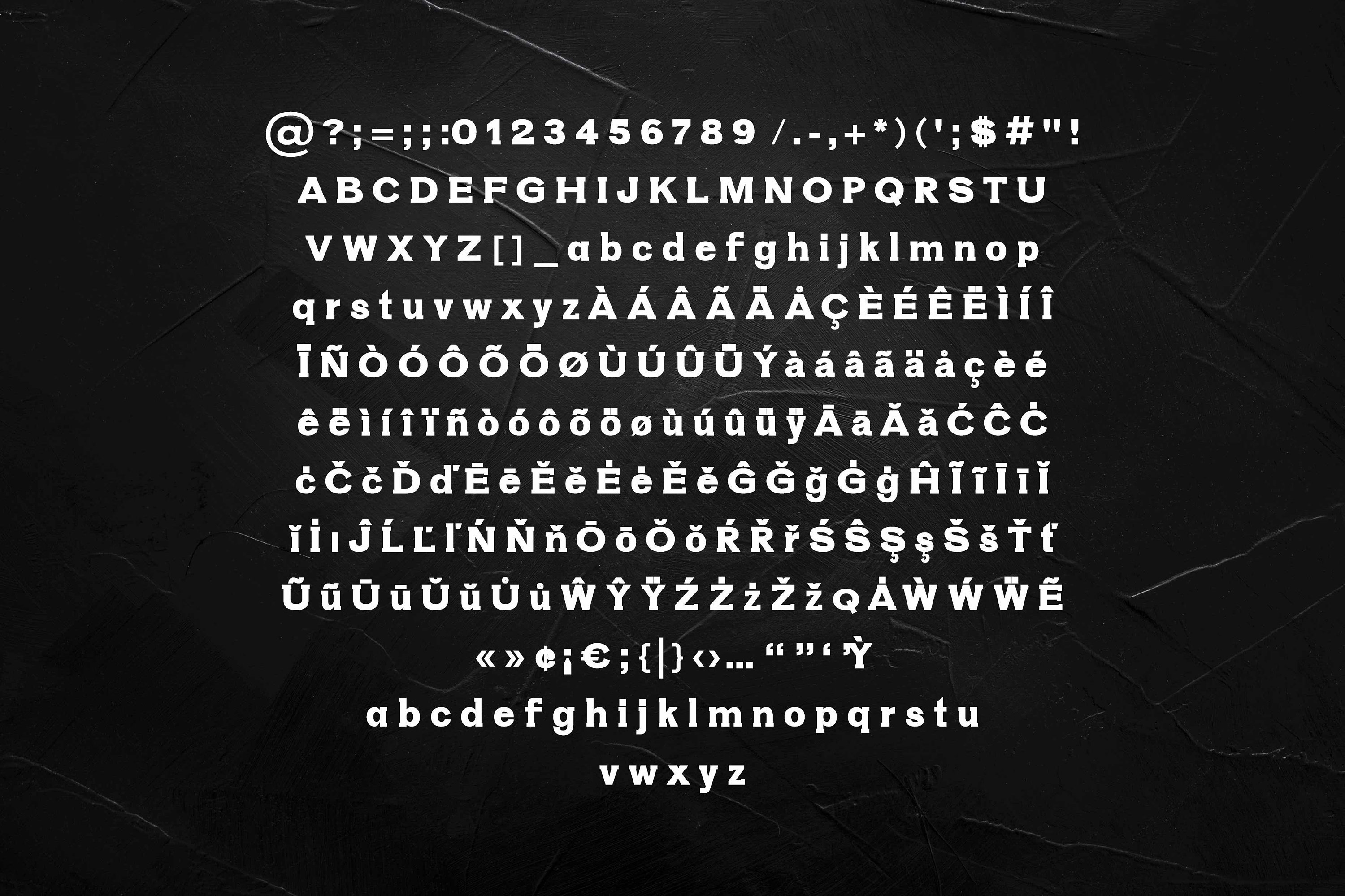 Noir Font - Thick Slab Serif Typeface - Slab Serif Fonts - Elegant ...