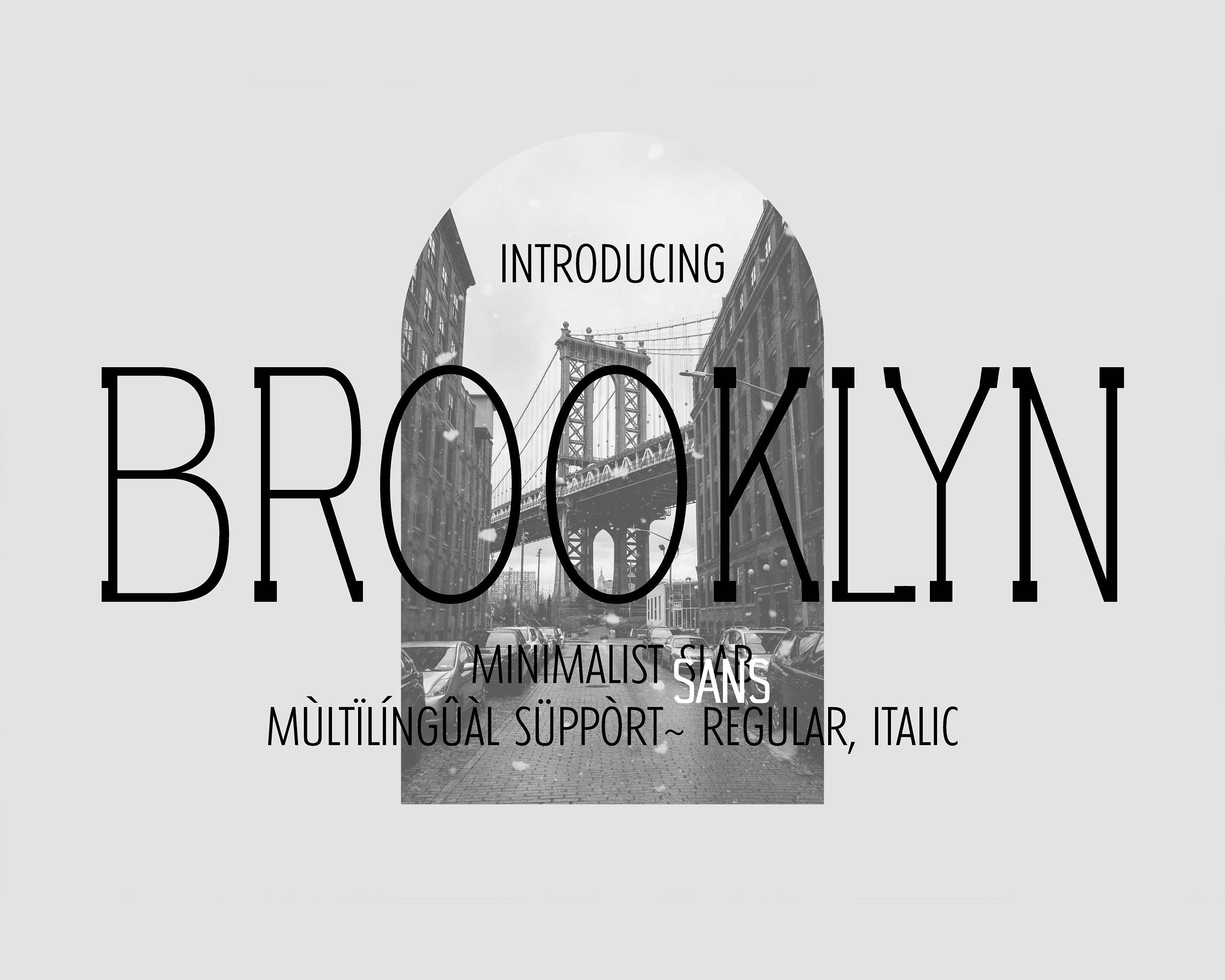 Brooklyn Font Slab Serif Fonts Thin Slab Serif Fonts Commercial Use - Etsy