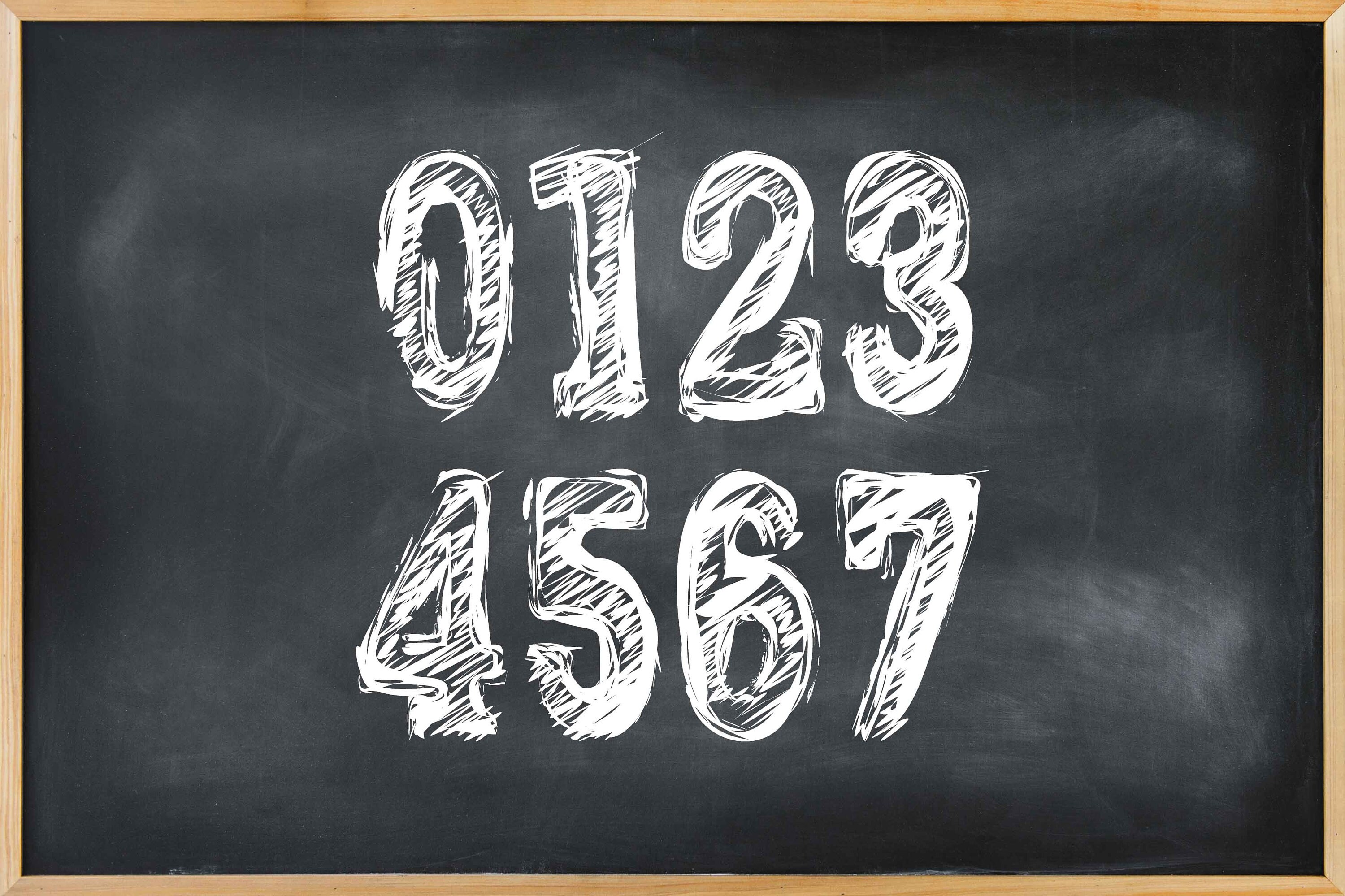 Chalkboard Decorative Slab Serif - Realistic Chalk Effect Font - Etsy