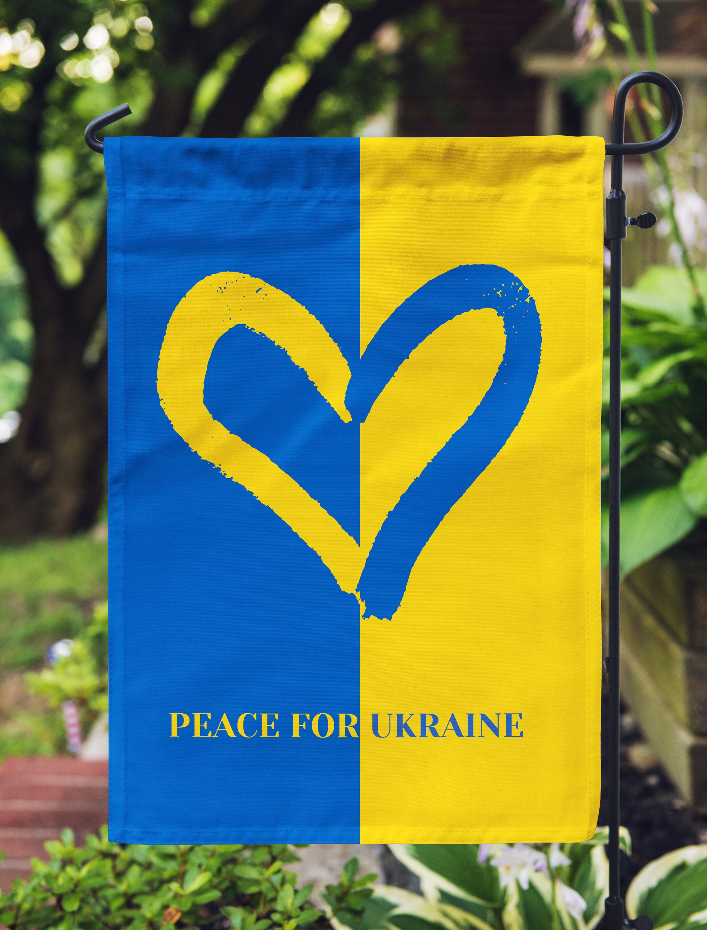 Peace for Ukraine Flag Peace for Ukraine Garden Lawn Outdoor - Etsy