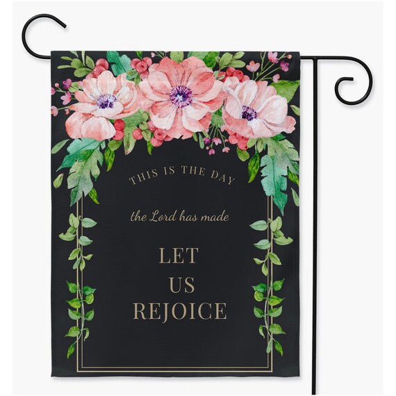 Let Us Rejoice 12x18 or 24x32 Inches Yard Flag Outdoor Lawn - Etsy