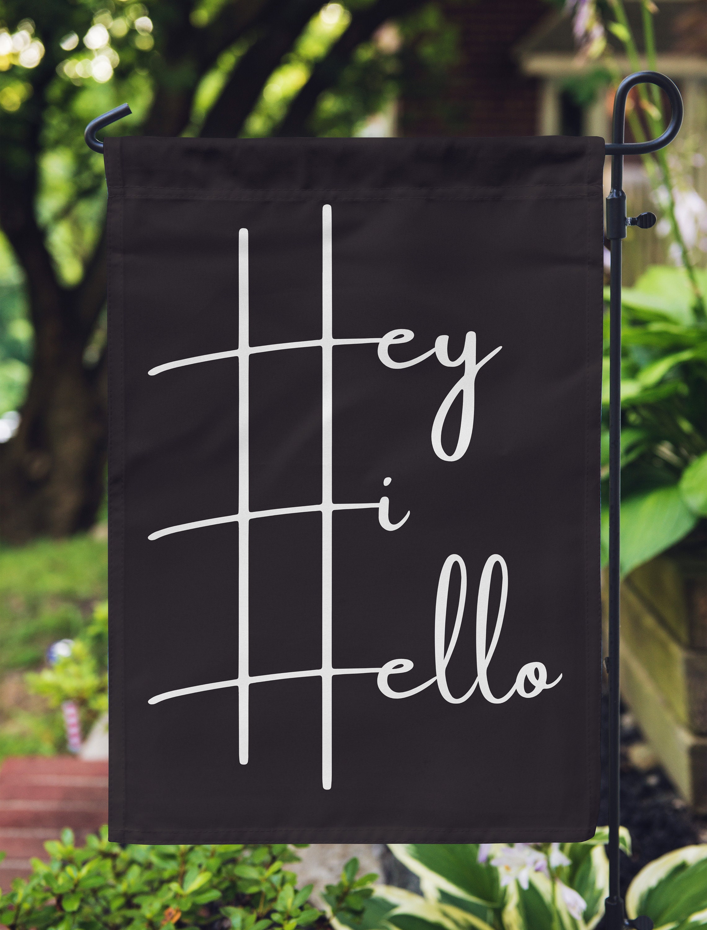 Hey Hi Hello Flag Outdoor Welcome Flags Lawn Decorations - Etsy