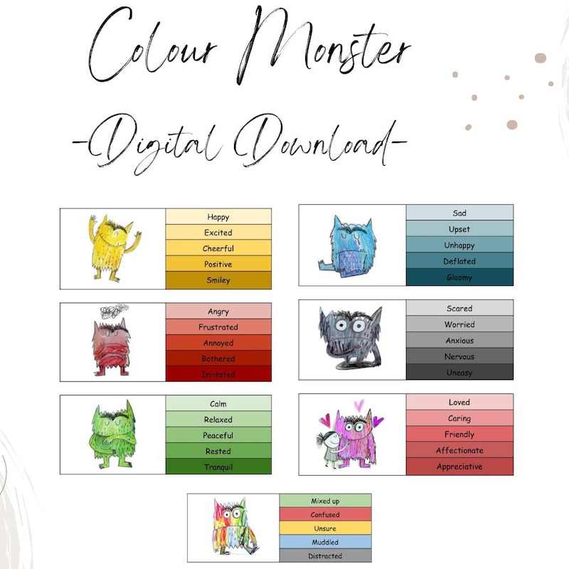 Colour Monster - Etsy UK