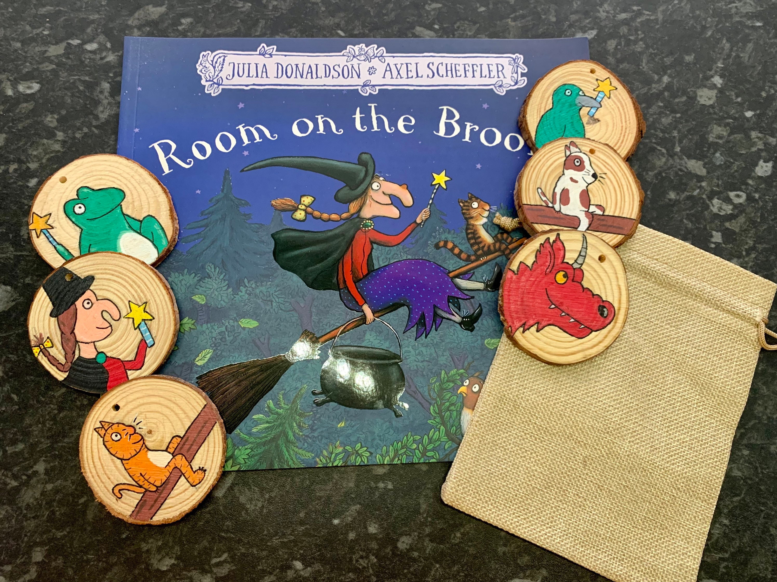 Room on the Broom Story Sack - Etsy