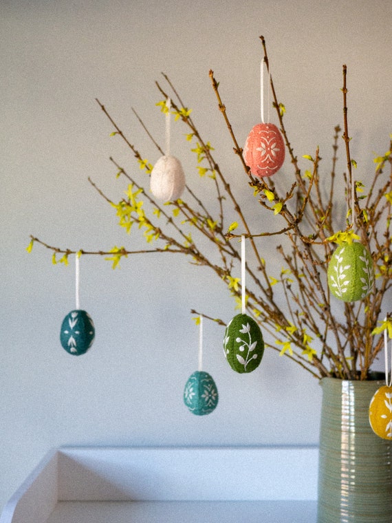 Patchwork Felt Easter Eggs HAGZUL Patchwork Felt Egg House DIY Kit ...