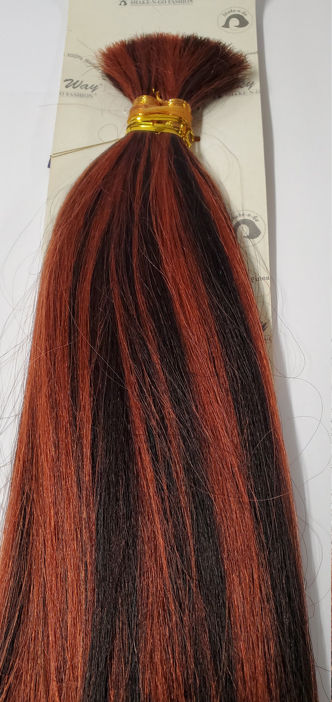 16 Inch Ombre Yaki Hair Bulk: Straight Human Hair Braiding - Etsy