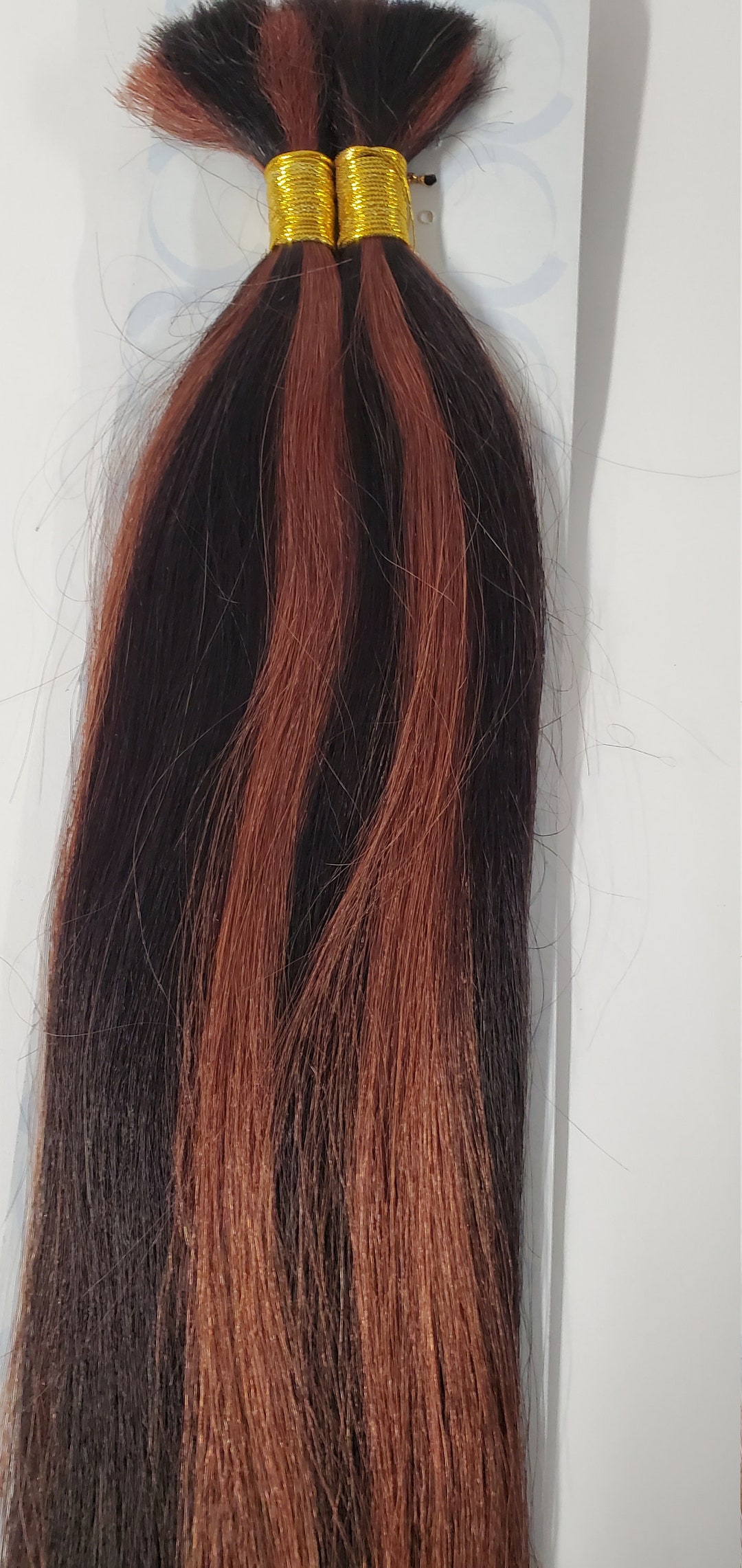 100% Human Hair Micro Perm Yaki Bulk; Straight; Braiding Hair; Tangle ...