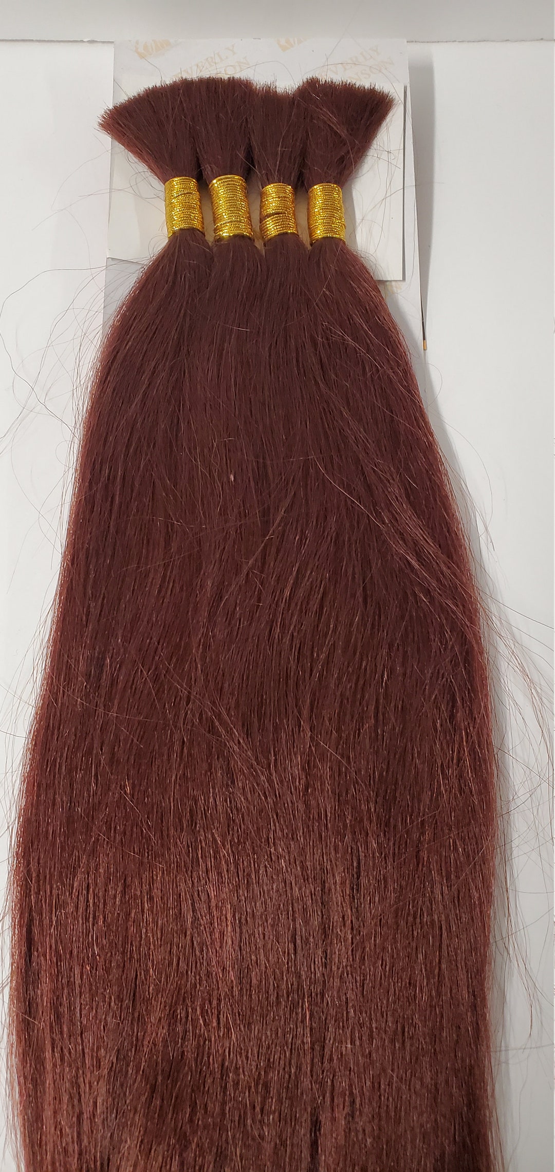 100% Human Hair Yaky Perm Bulk Tangle-free; Straight; for Braiding; for ...