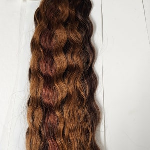 100% Human Hair Tangle-free Wet and Wavy Super Bulk; Spanish Wave; for ...