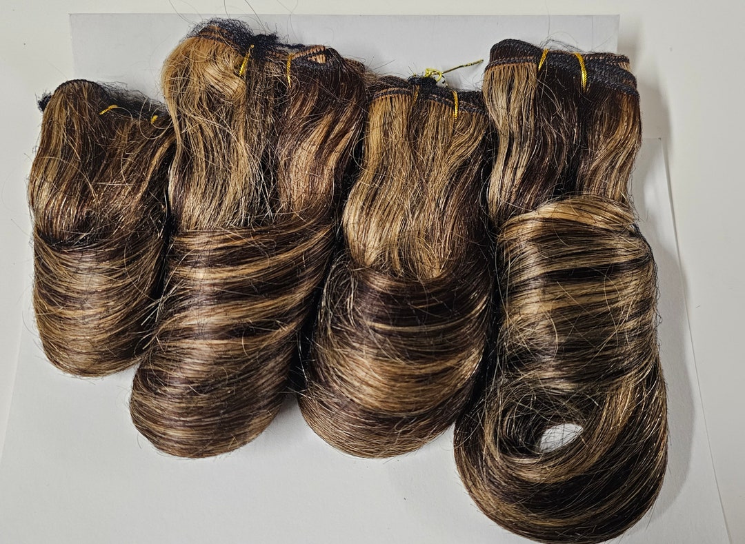 100% Human Hair Tangle-free Weave; Ultra Twin; Weft; Curly; 4pcs ...