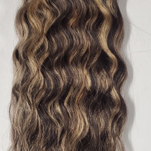 100% Pure Human Hair Weave; Spanish Wave; Weft; Sew-in; Wavy; for Women ...