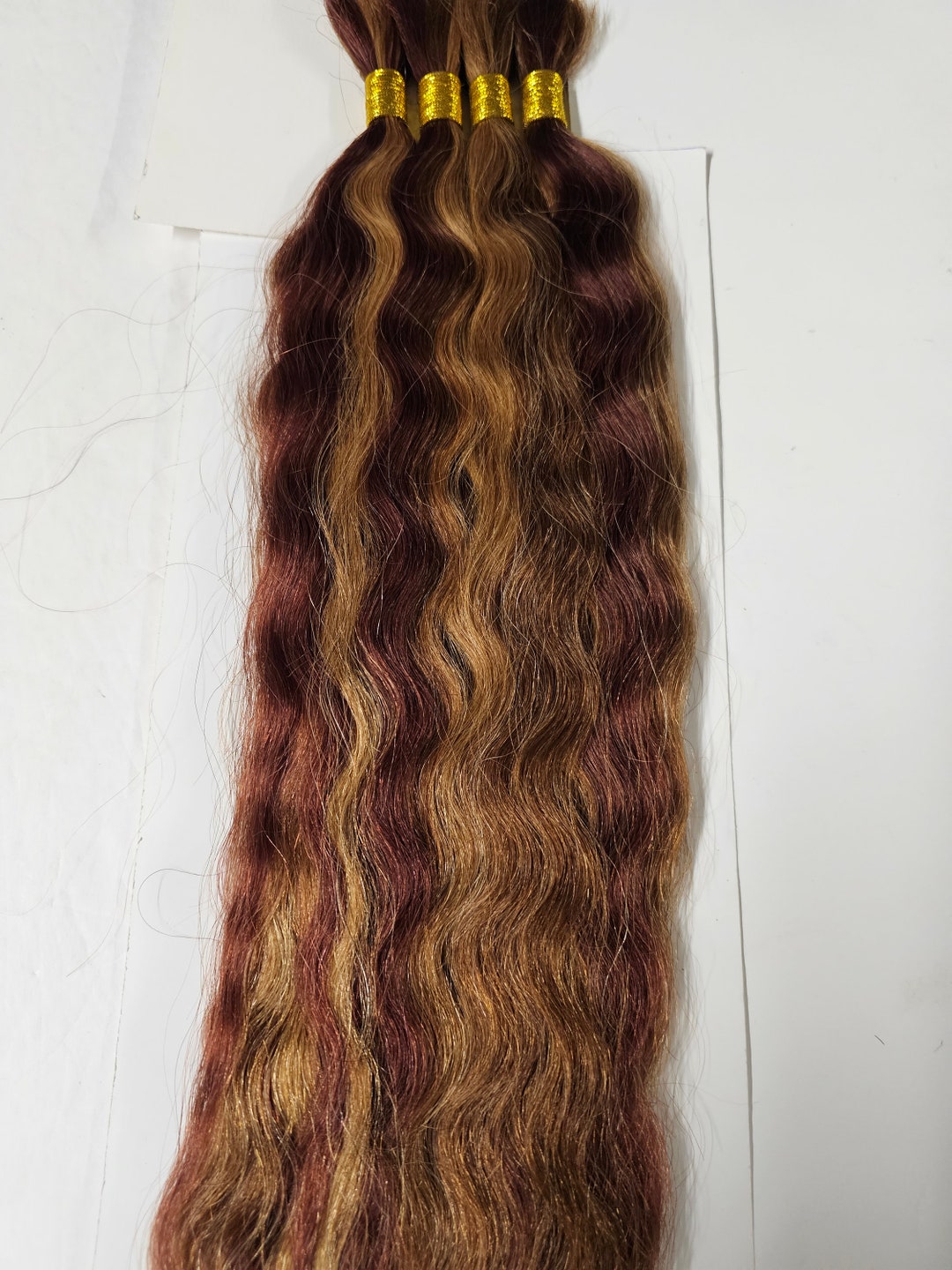 100% Human Hair Tangle-free Wet and Wavy Super Bulk French Wave for ...