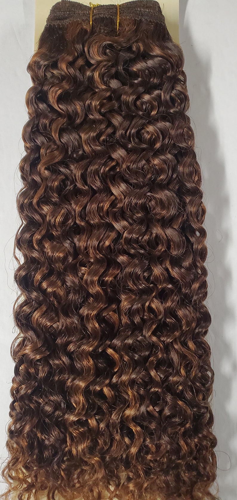 100% Human Hair Tangle-free Water Wave Weave; Curly; Weft; Sew-in; for ...