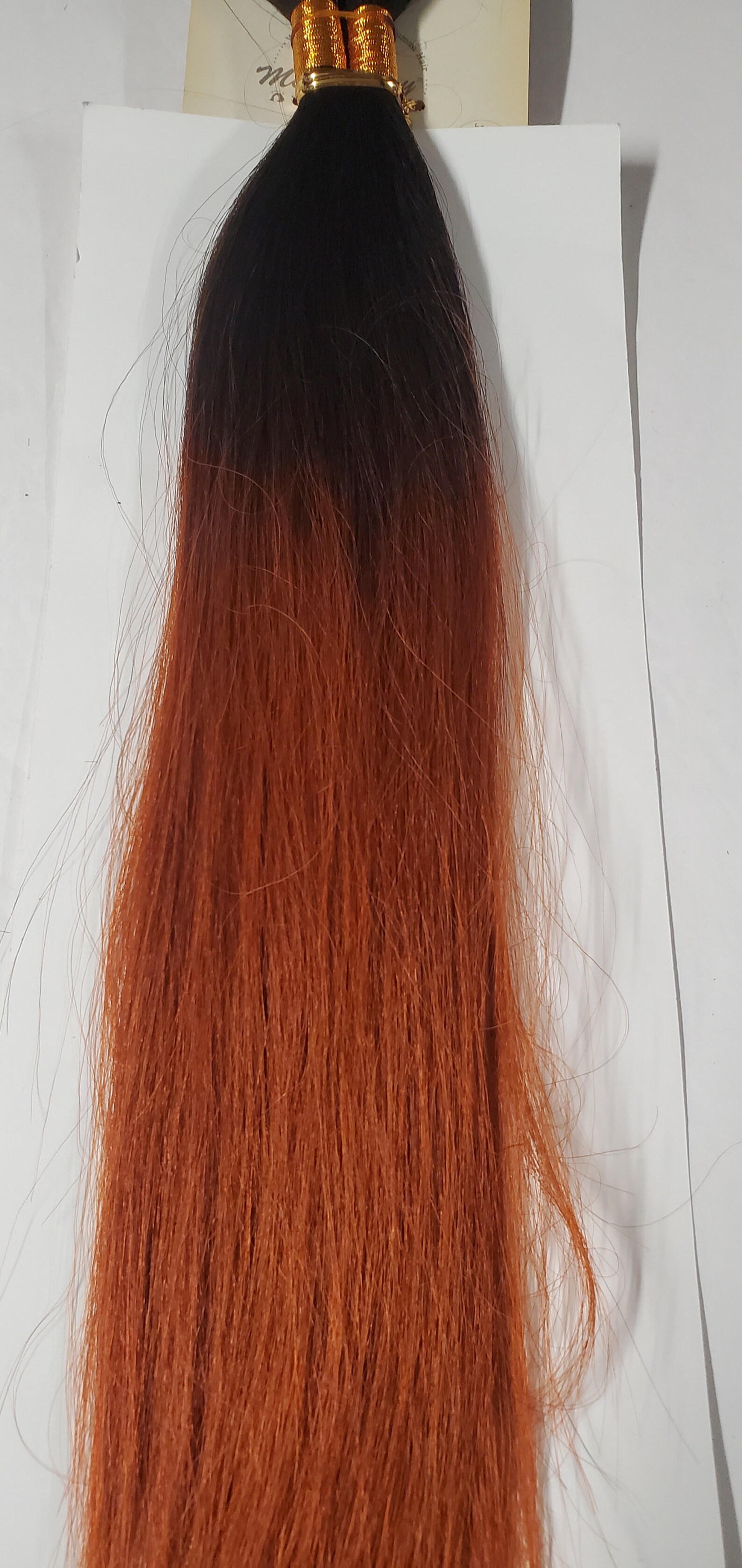 16 Inch Ombre Yaki Hair Bulk: Straight Human Hair Braiding - Etsy