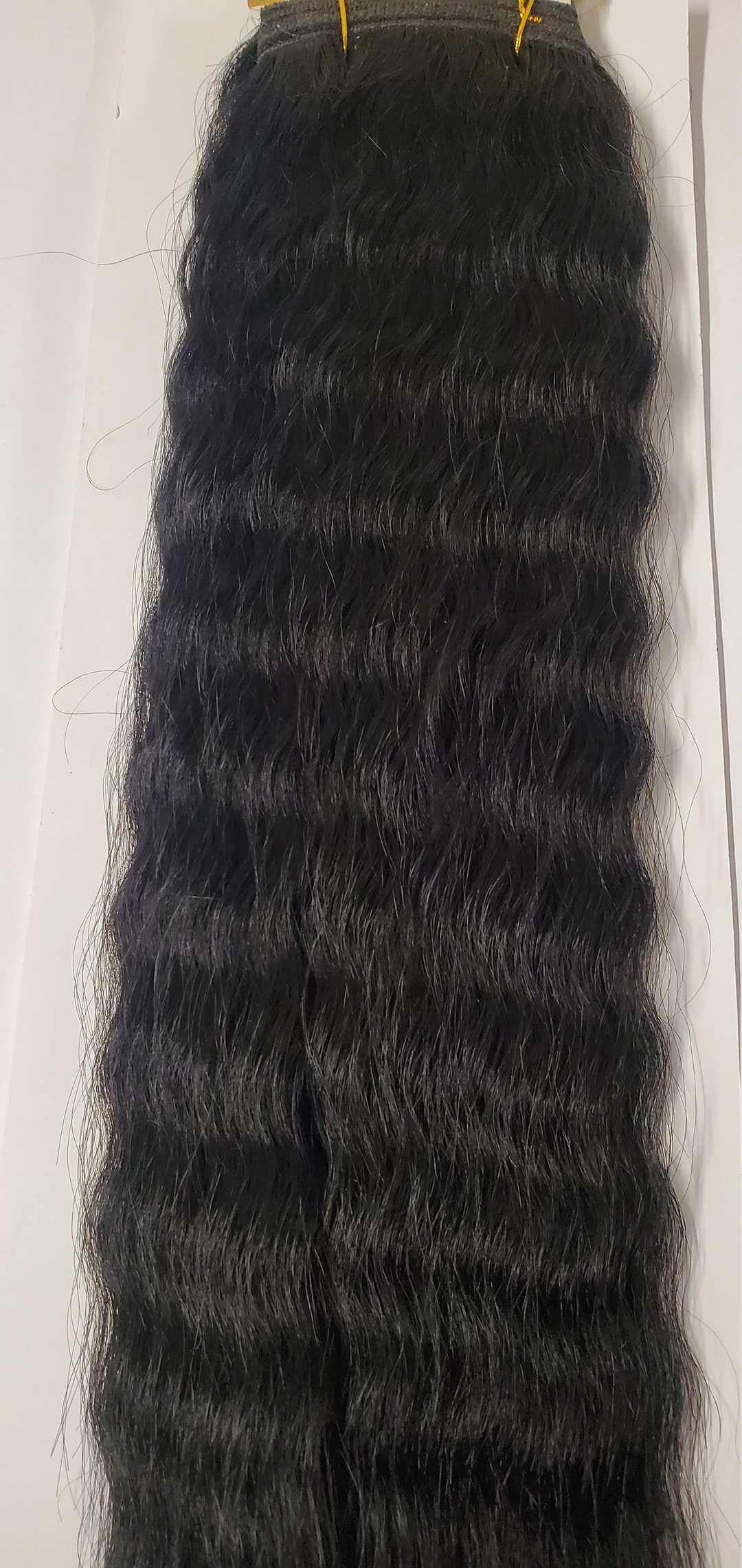 Human Hair Blended Super French Weaving; Wet and Wavy; Tangle-free ...