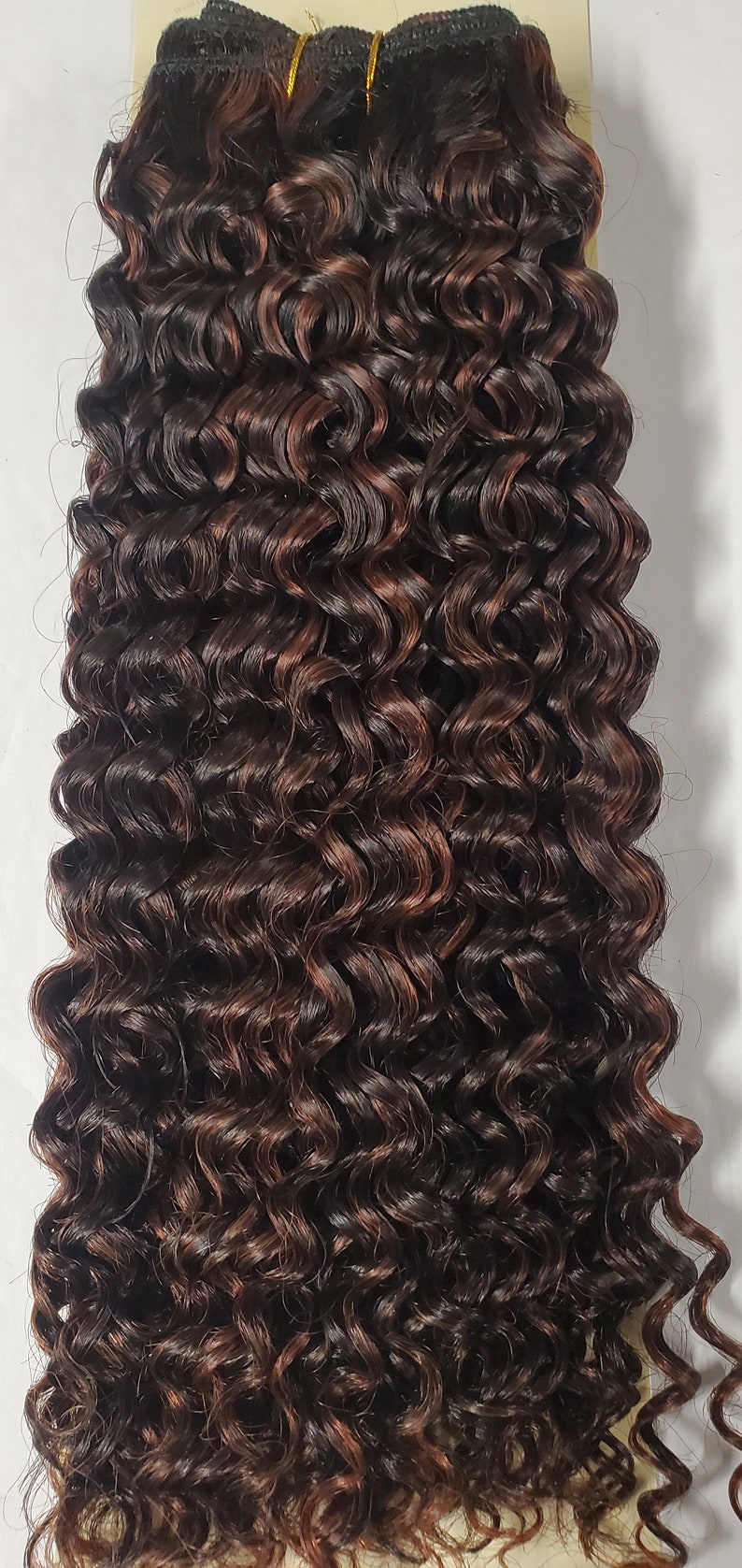 100% Human Hair Tangle-free Water Wave Weave; Curly; Weft; Sew-in; for ...