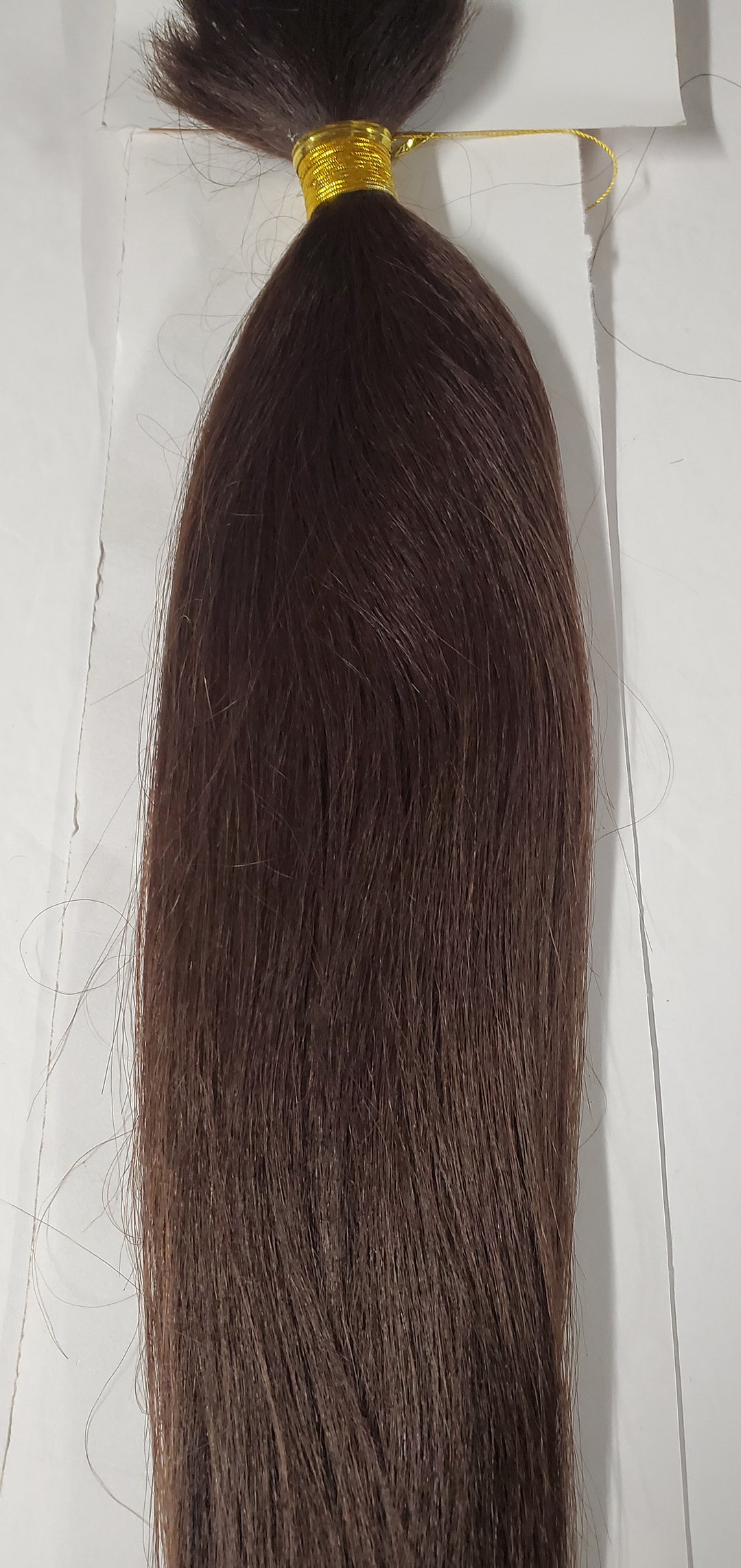 100% Human Hair Tangle-free Yaki Bulk; Straight; for Braiding; for ...