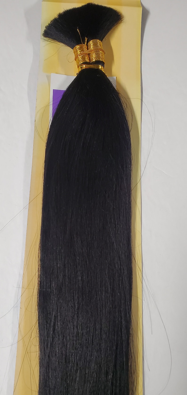 100% New Yaki Human Hair Bulk Tangle-free for Braiding; Straight - Etsy